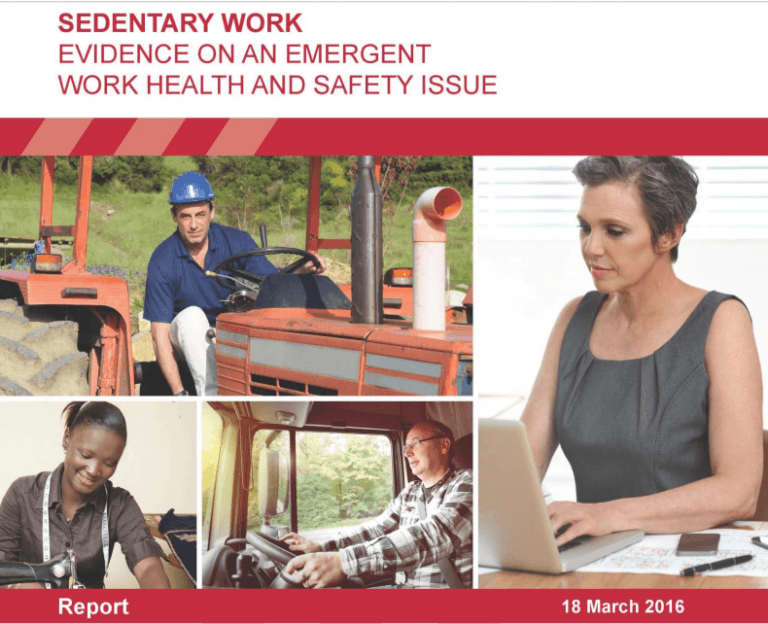 Article: Sedentary work - evidence on an emergent work health and ...